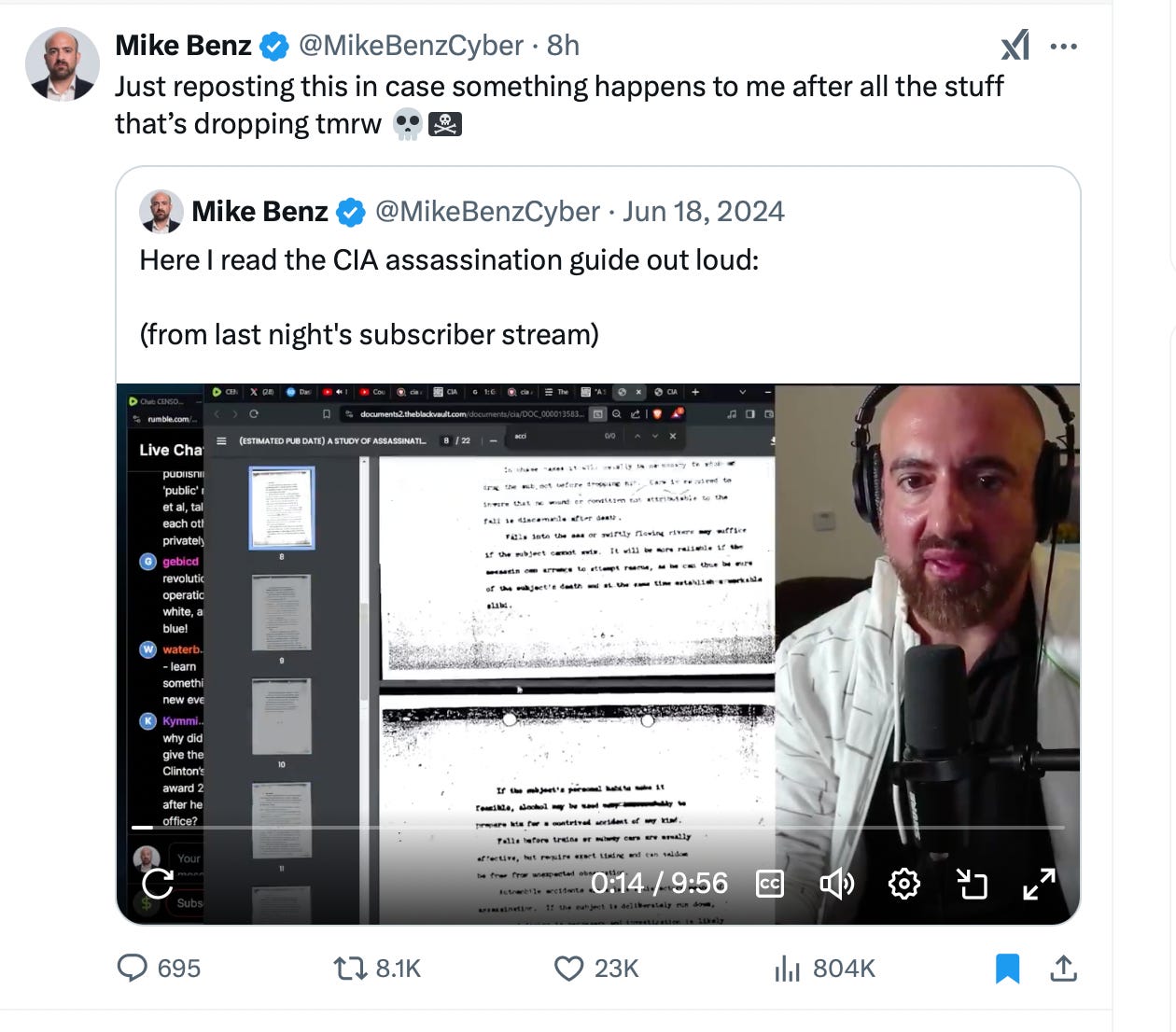 CIA's Internal Guidelines For Assassinations: How To Murder People And ...