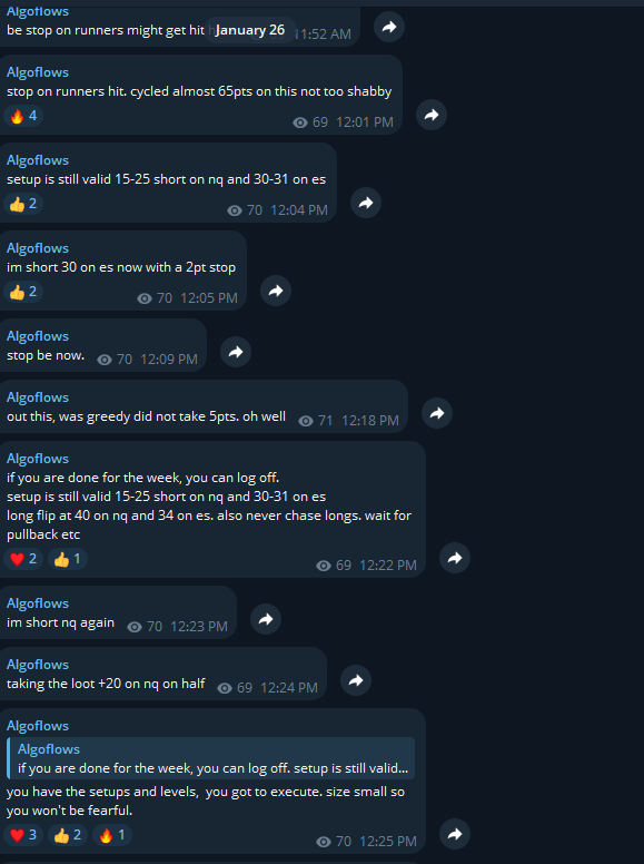 Weekly Plan 1/28 - AlgoFlows’s Newsletter