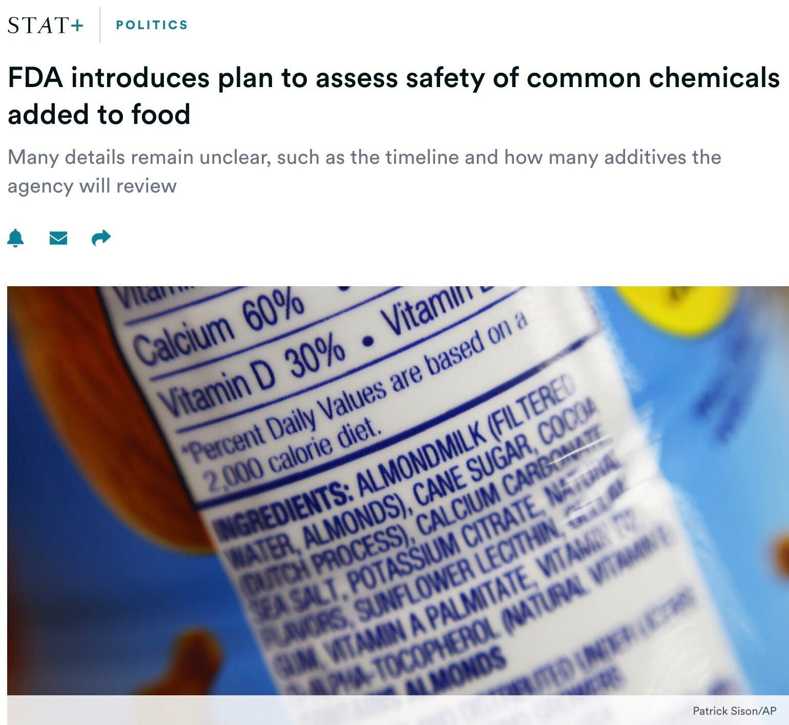 Simply campaigning for safer food has finally had an effect at FDA ...