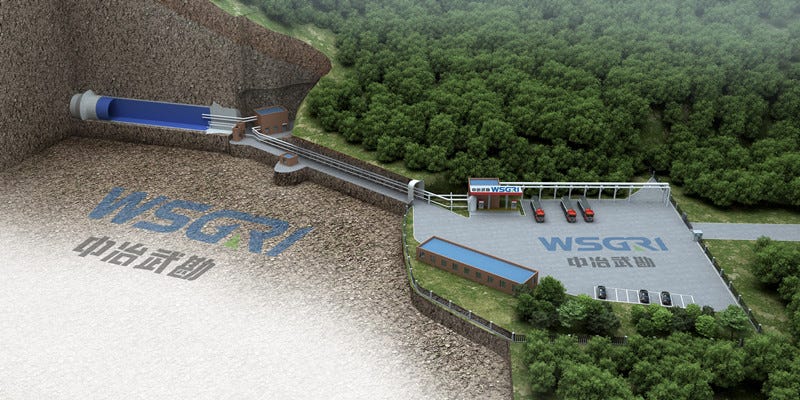 China started construction of its first deep underground cavern ...