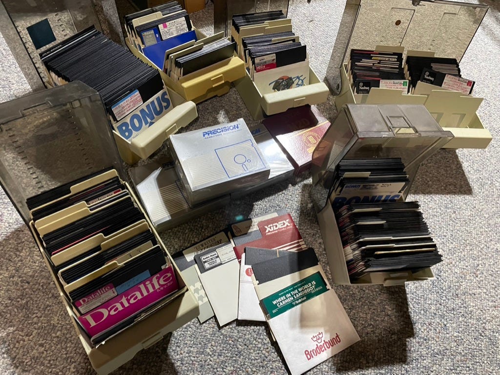 Revisiting my Atari 800XL computer setup from 1986