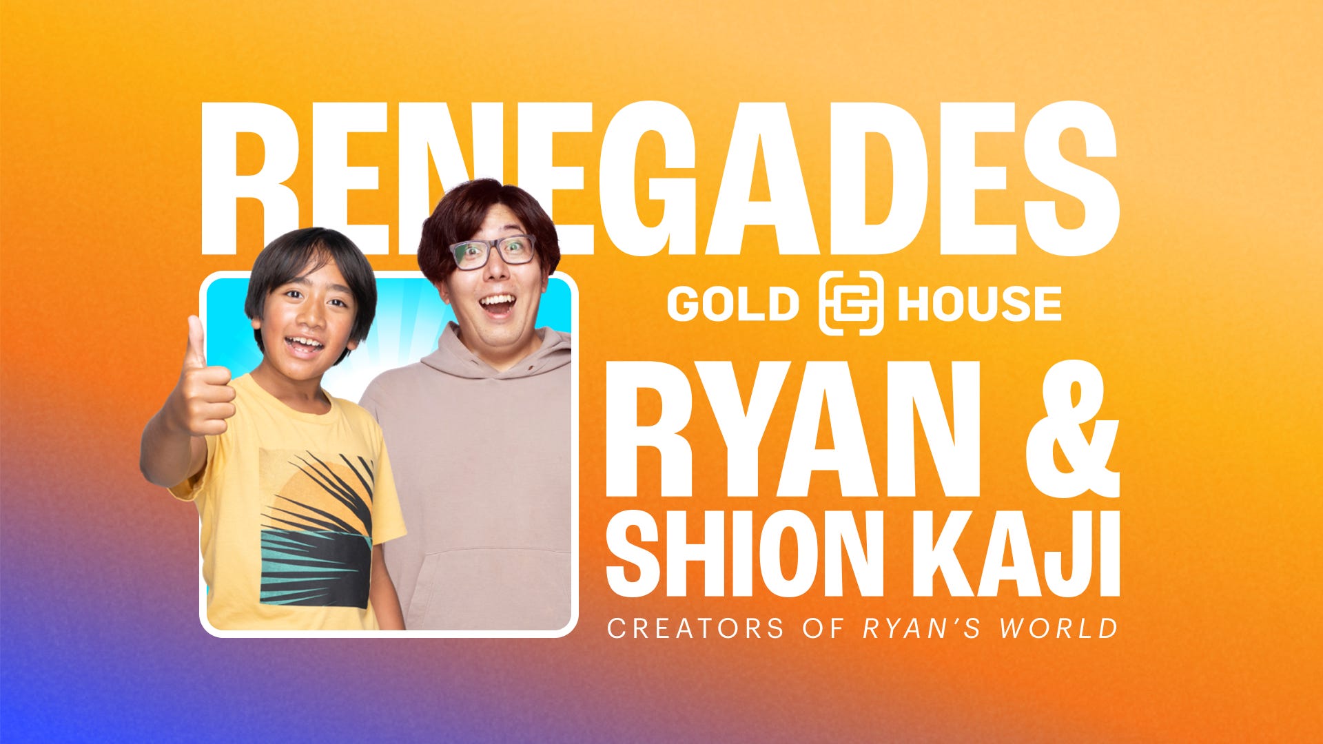 Renegades | Ryan & Shion Kaji on Finding The Hero in Yourself