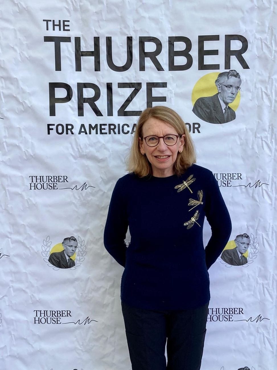 The First Thurber Cartoon Art Prize Winner: Roz Chast!