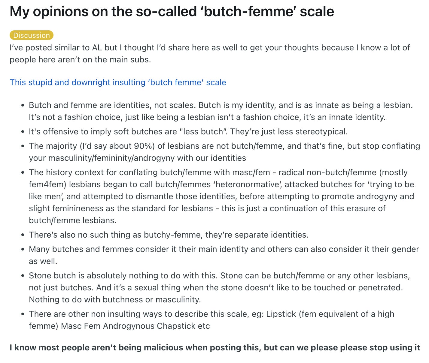 Butch - by Anonymous