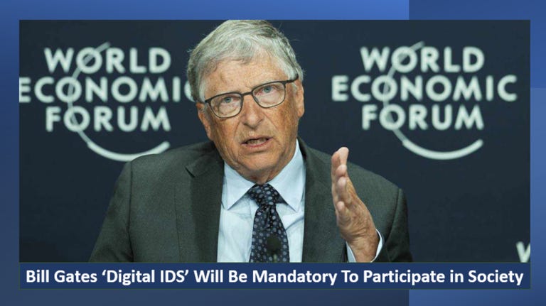 Η "Ψηφιακή Ταυτότητα" Του Bill Gates Θα Είναι ΥΠΟΧΡΕΩΤΙΚΗ Για Τη ...