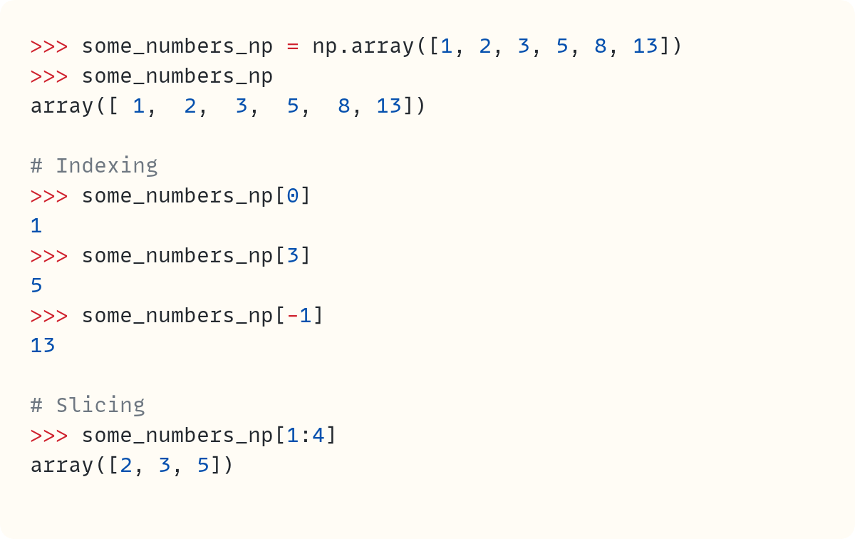 Why Cant I Just Use A List • Understanding Numpys `ndarray` A Numpy For Numpties Article