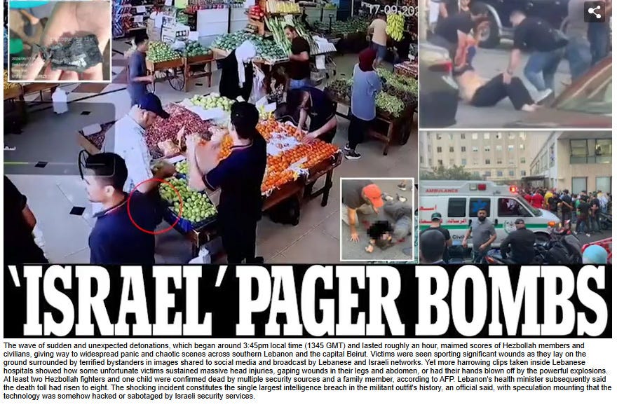 BREAKING NEWS: 8 Killed, 2,750 Wounded, Mostly Hezbollah Terrorists, as ...