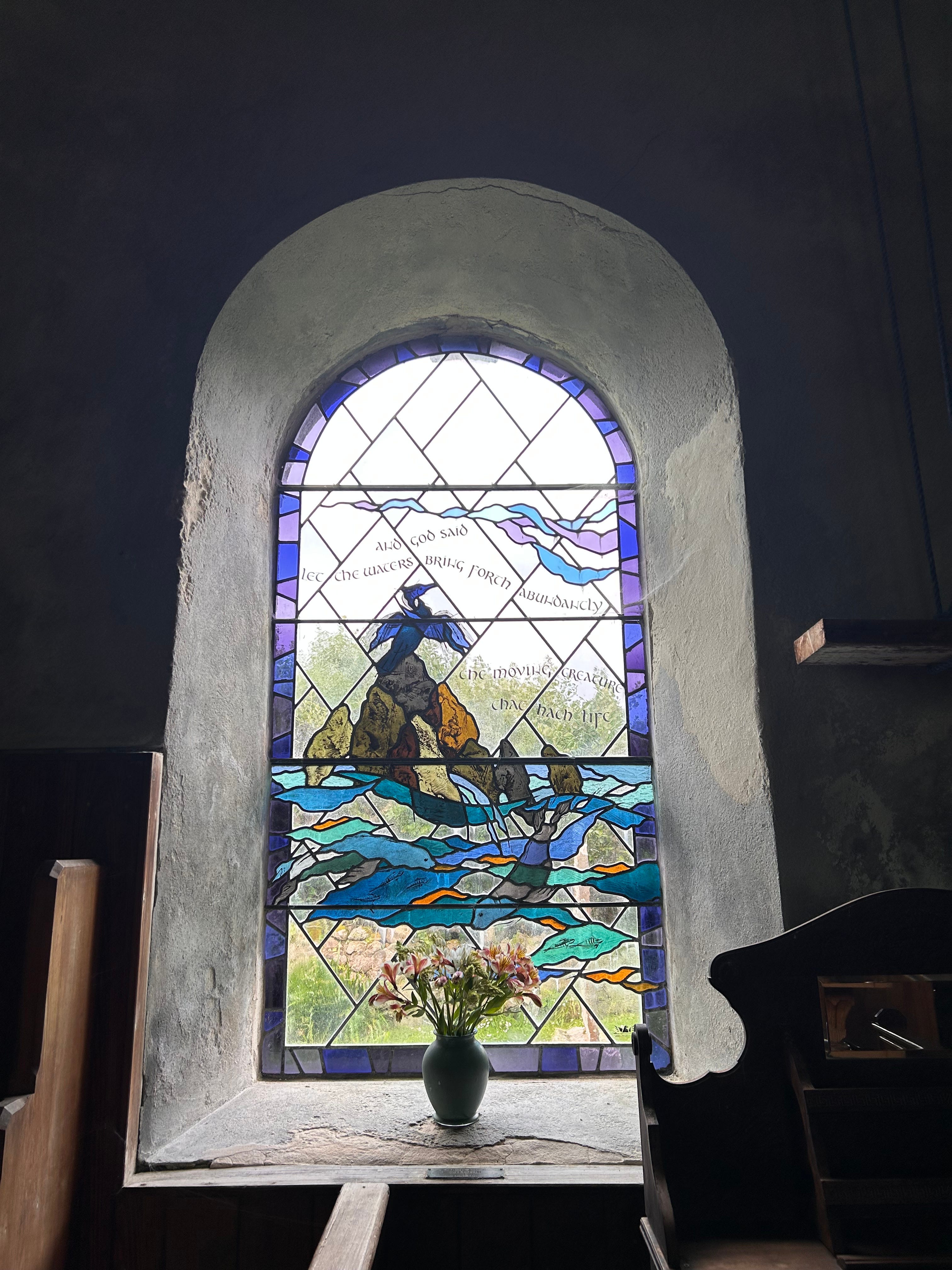 Curious Blues - by Helen Mallett - Light in Empty Rooms