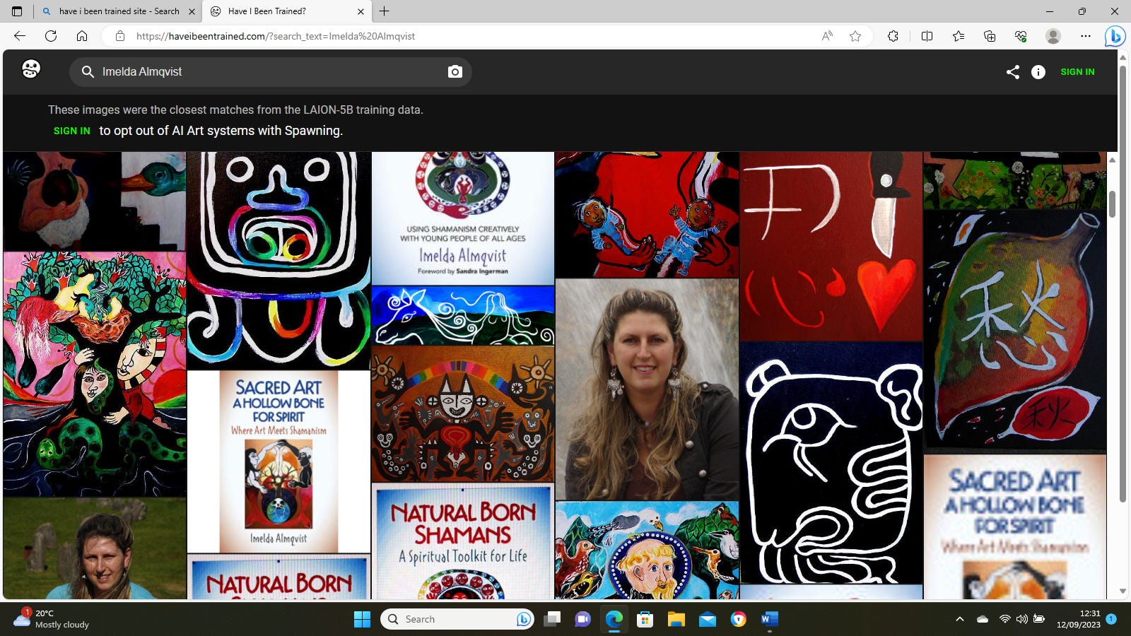 WAS MY WORK USED TO TRAIN AI? - Imelda Almqvist's Substack