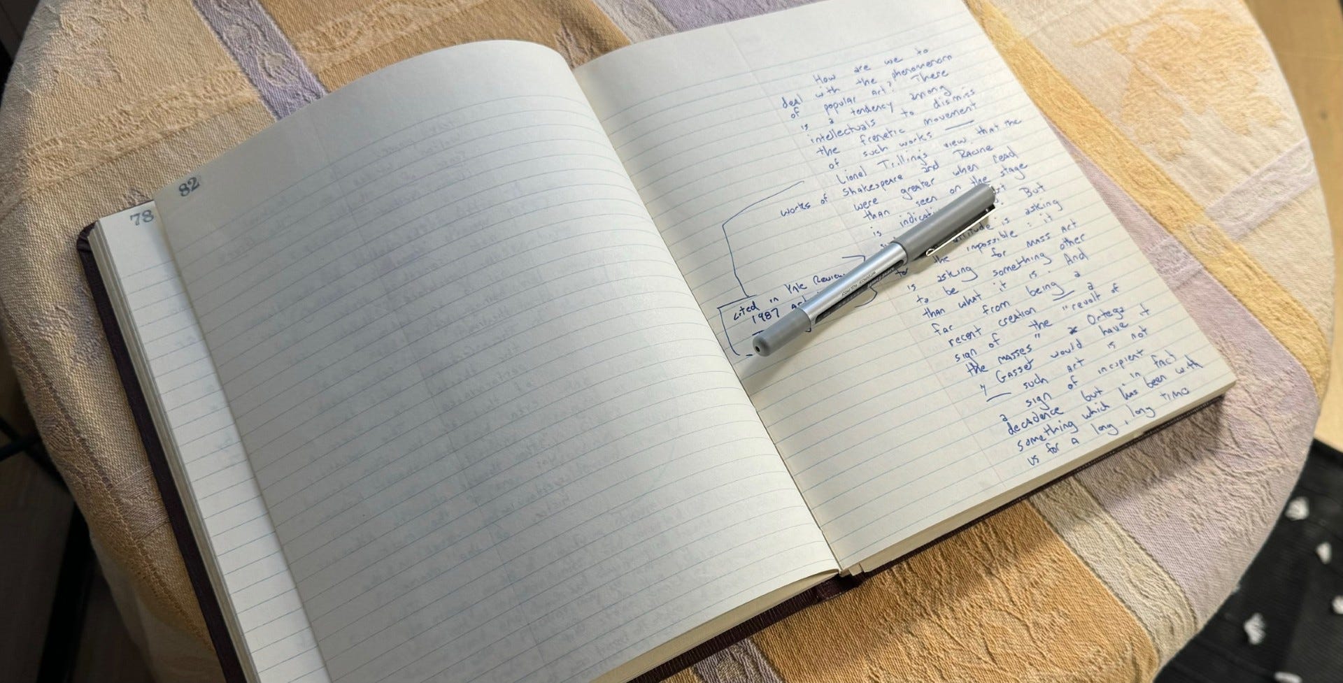 More Entries from My Private Journal - by Ted Gioia