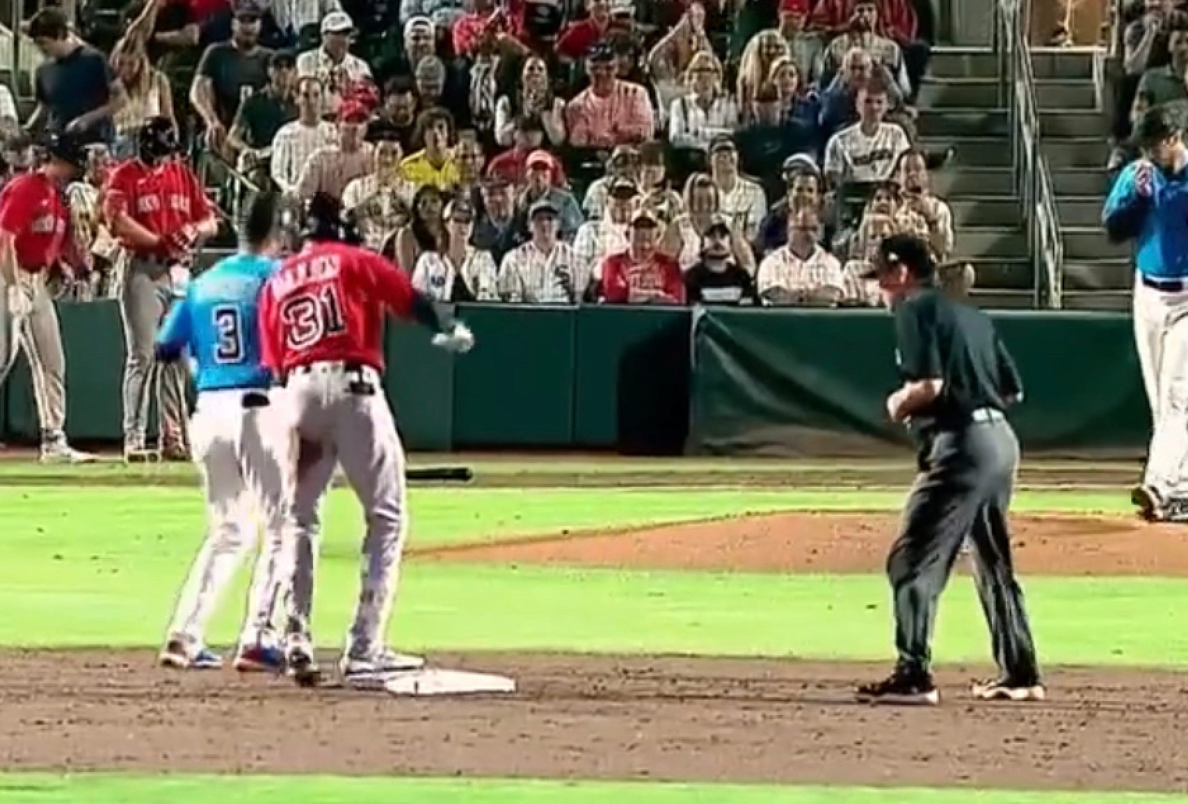 Greg Allen steals two bases in the top of the first inning, collects ...