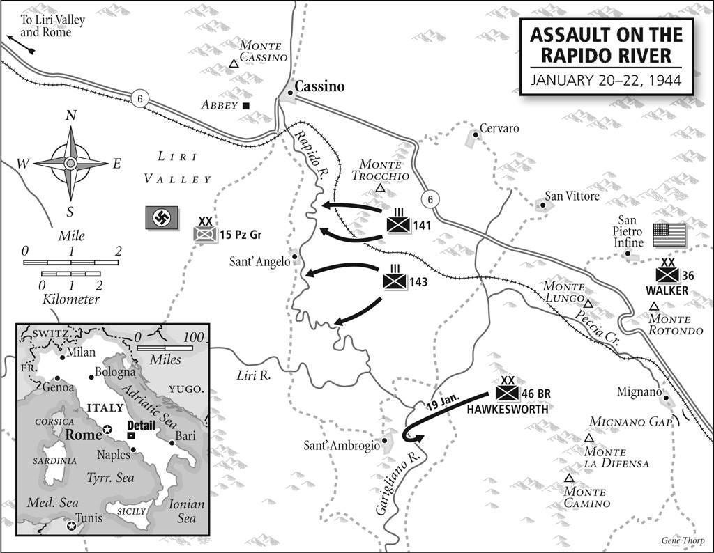 The crossing of Rapido River (20JAN23)