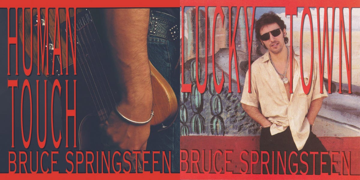 Bruce Springsteen - 'Human Touch' / 'Lucky Town'