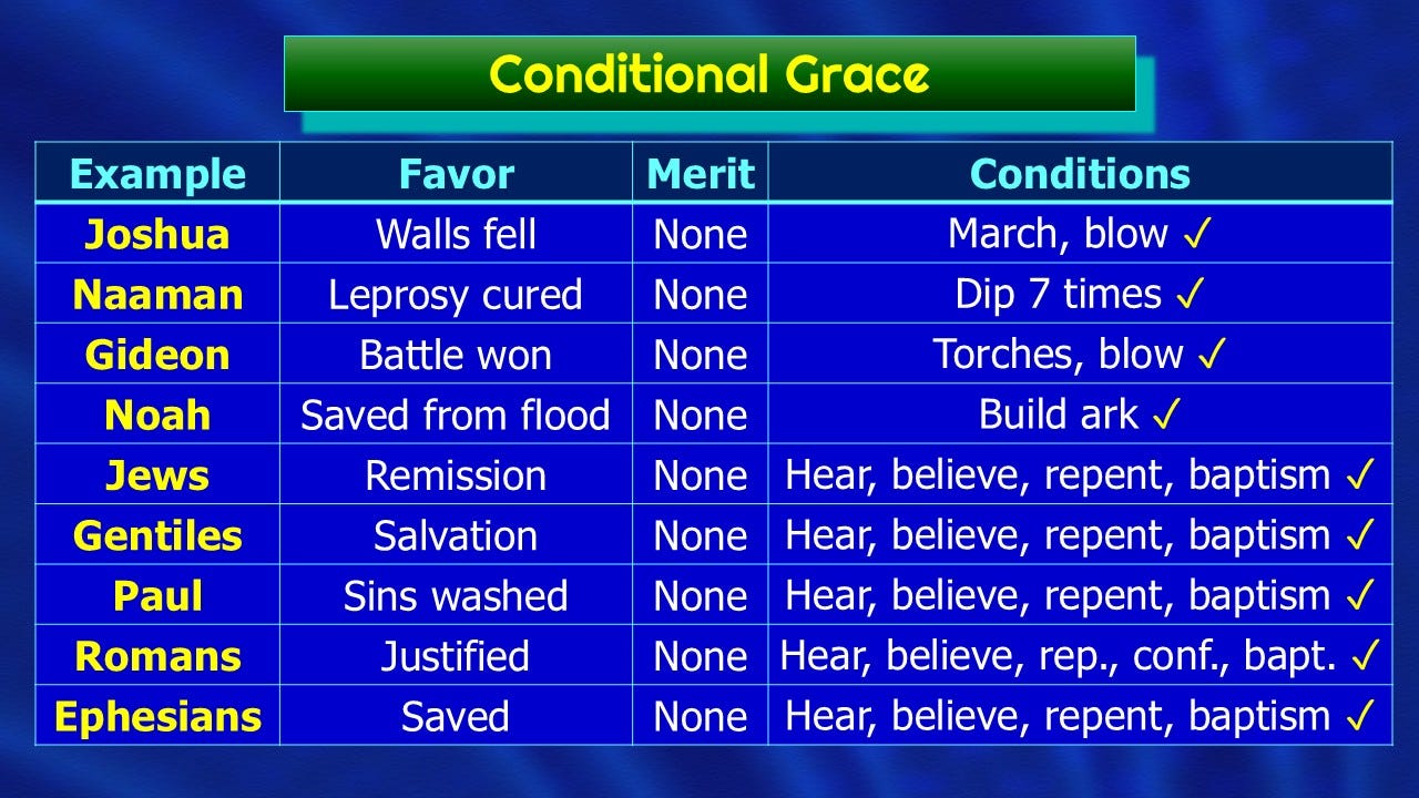 The Grace of God: Conditional or Unconditional?