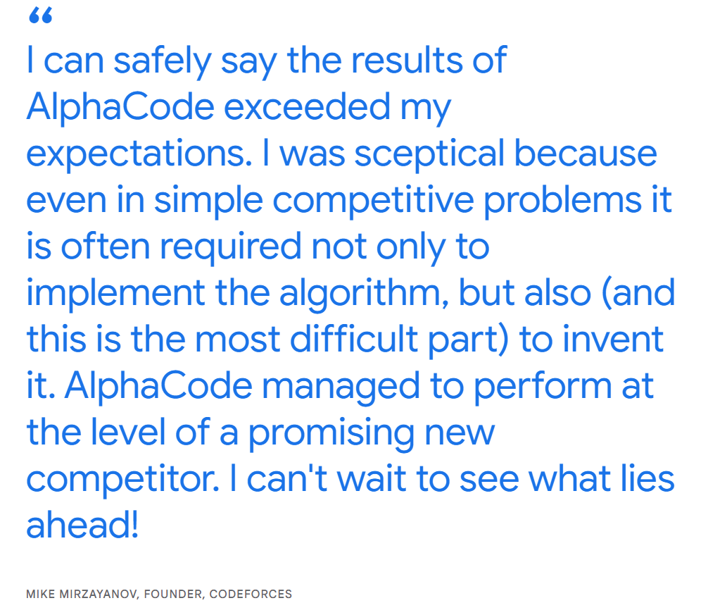 What is Google's AlphaCode 2? - by Michael Spencer