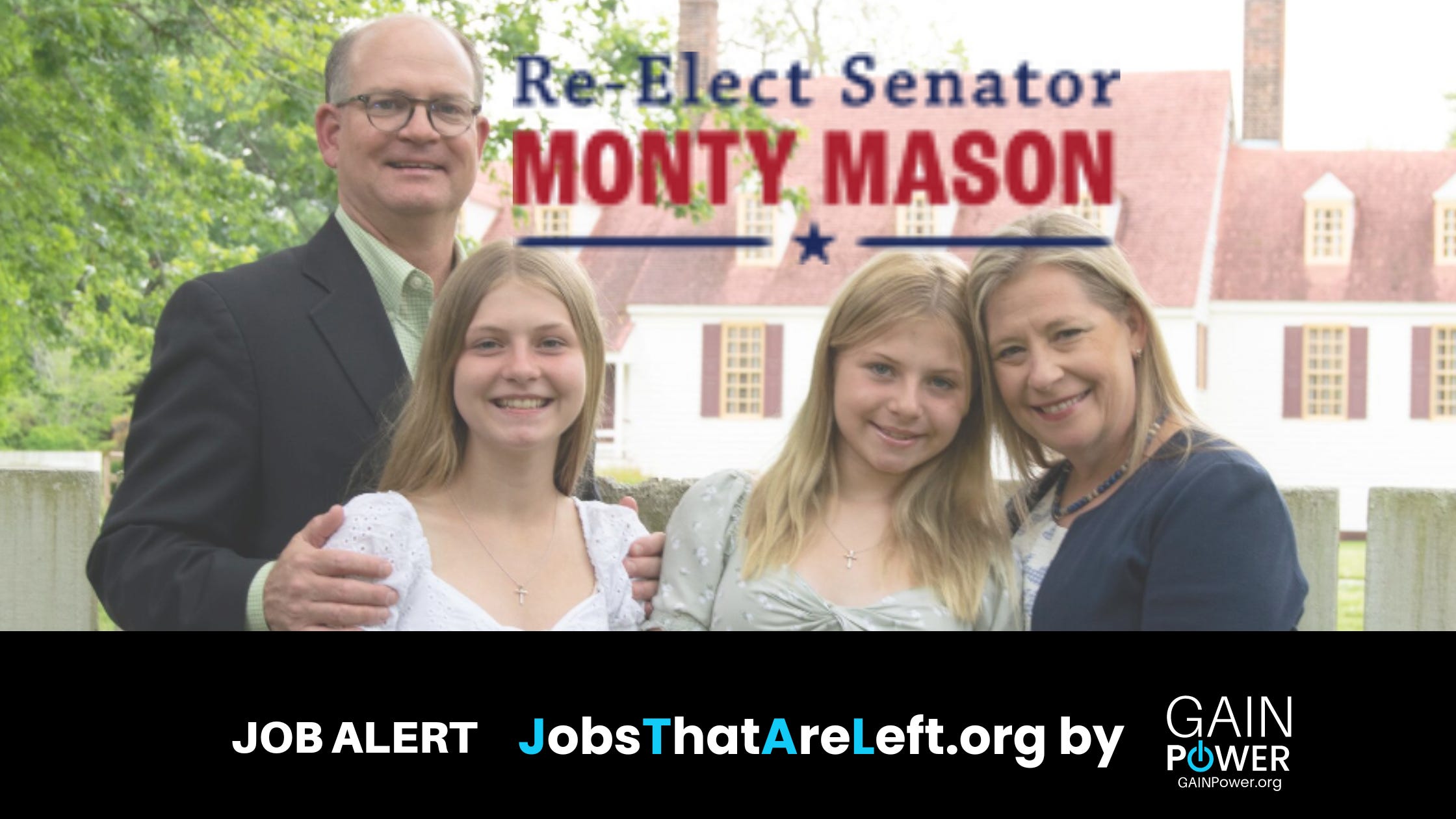 Re-Elect Senator Monty Mason (VA), Field Director