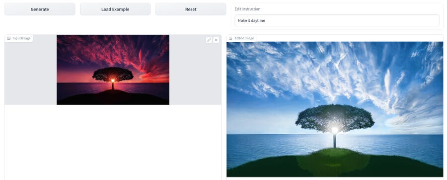 InstructPix2Pix: Edit Images Using Simple Text Commands