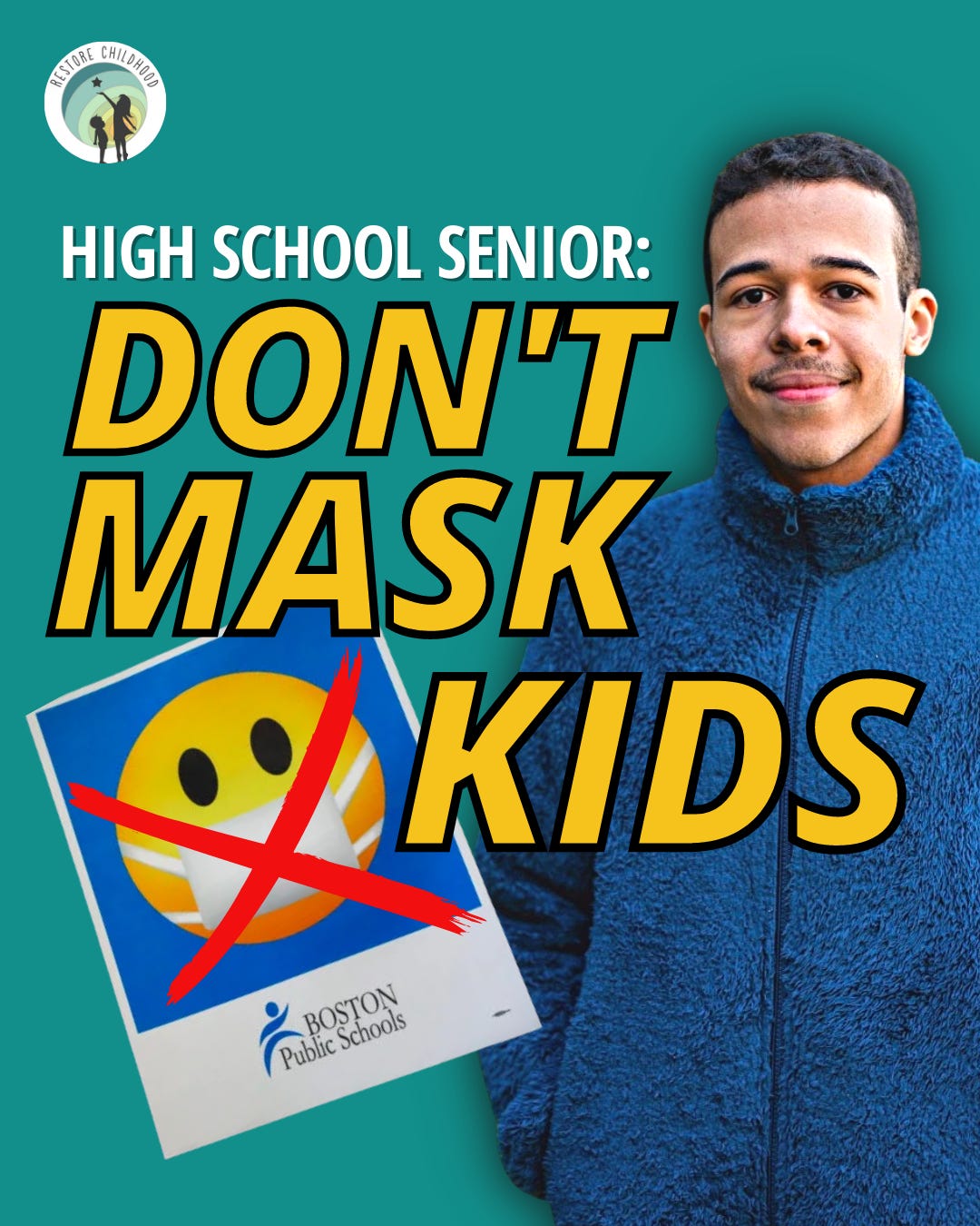 Boston High School Senior Stands Up Against Mask Mandate