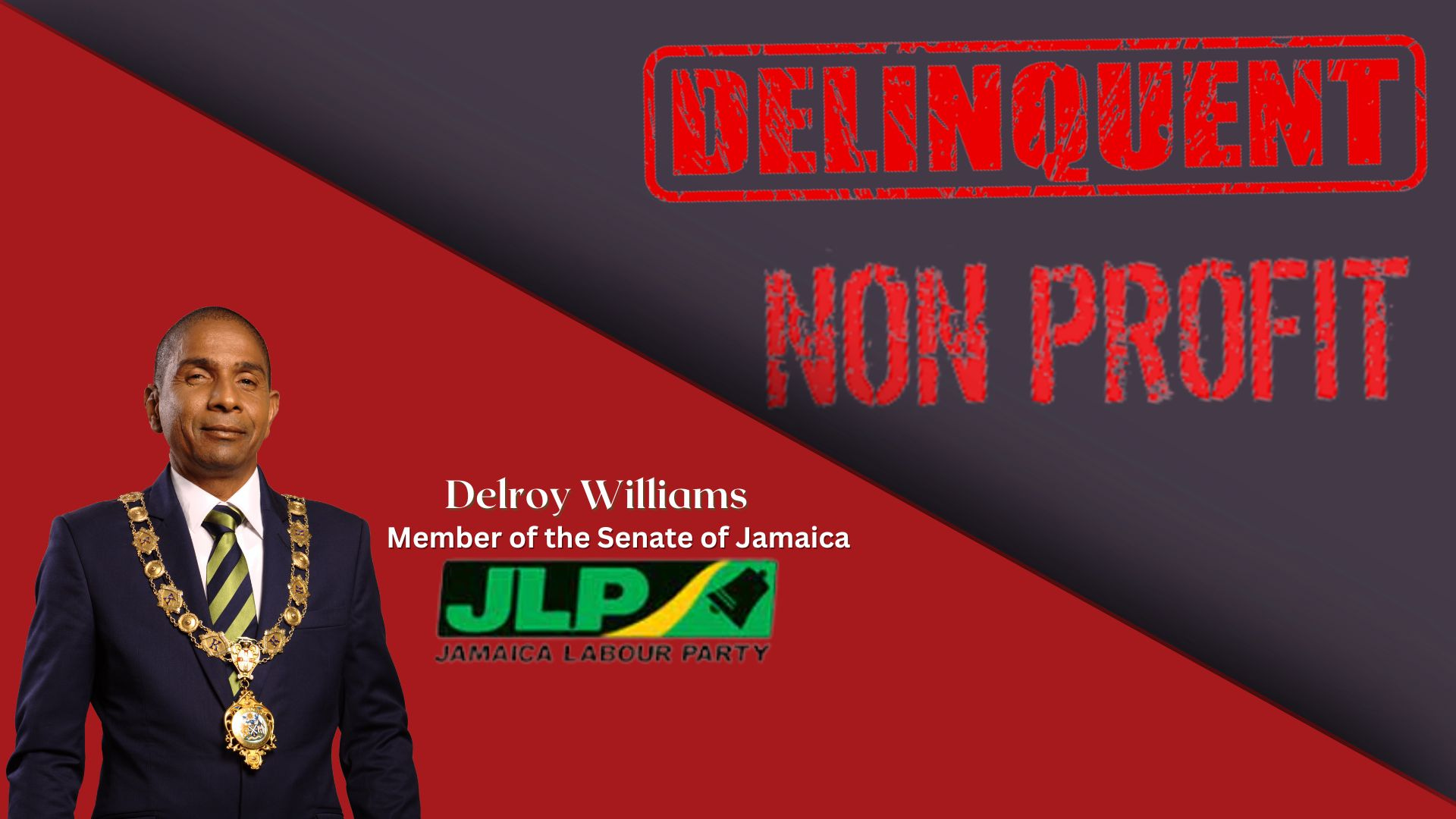 Senator and Mayor of Kingston Delroy Williams