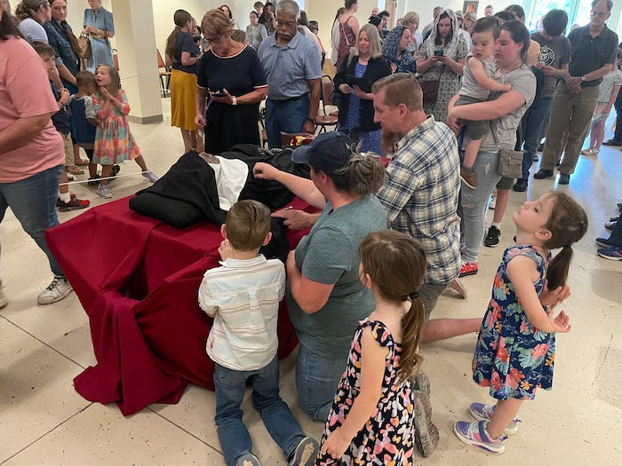 'I want to see for myself' - Thousands look for miracle at Gower Abbey