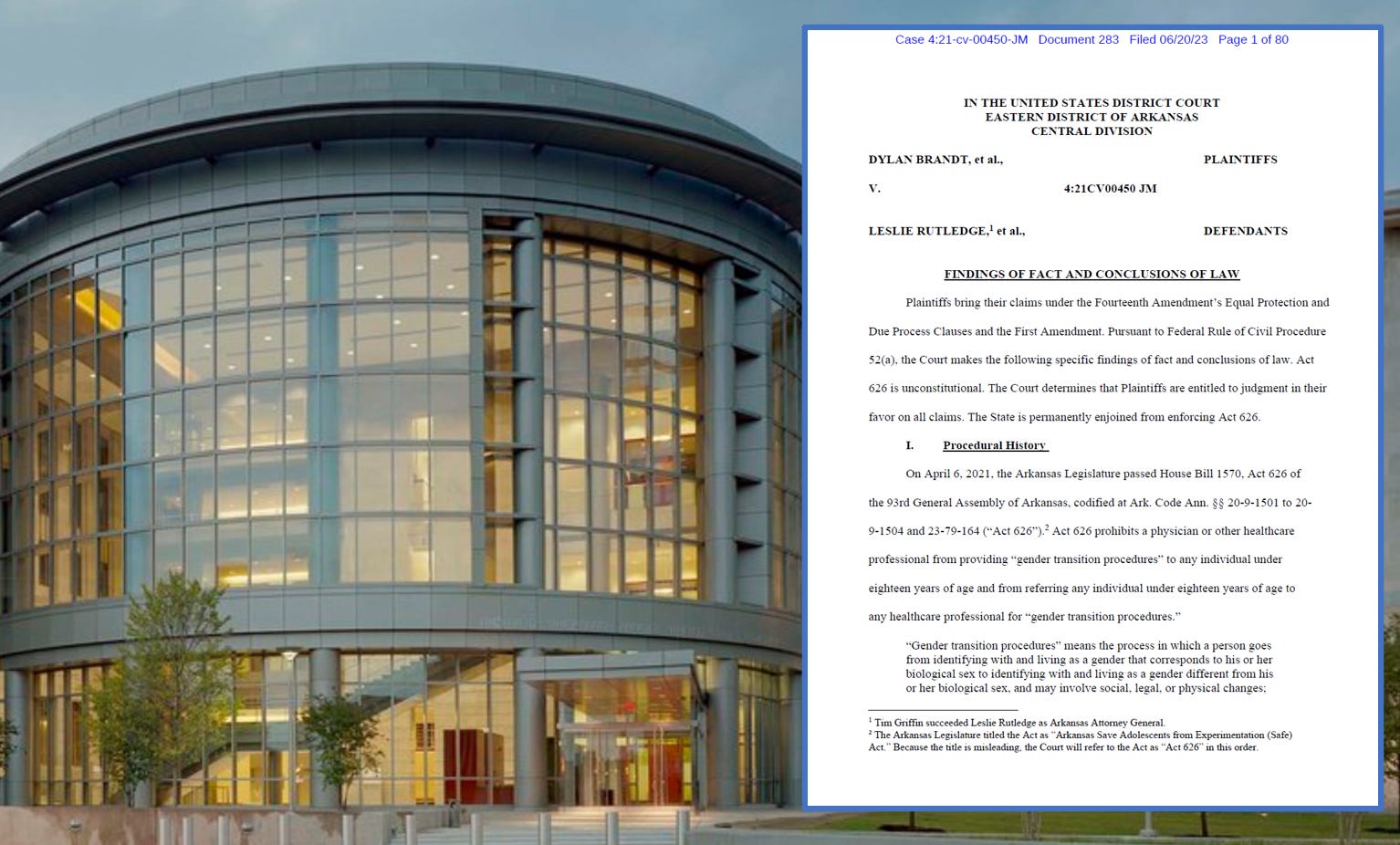 Arkansas Trans Ban Unconstitutional: Judge Declares 311 Statements Of ...