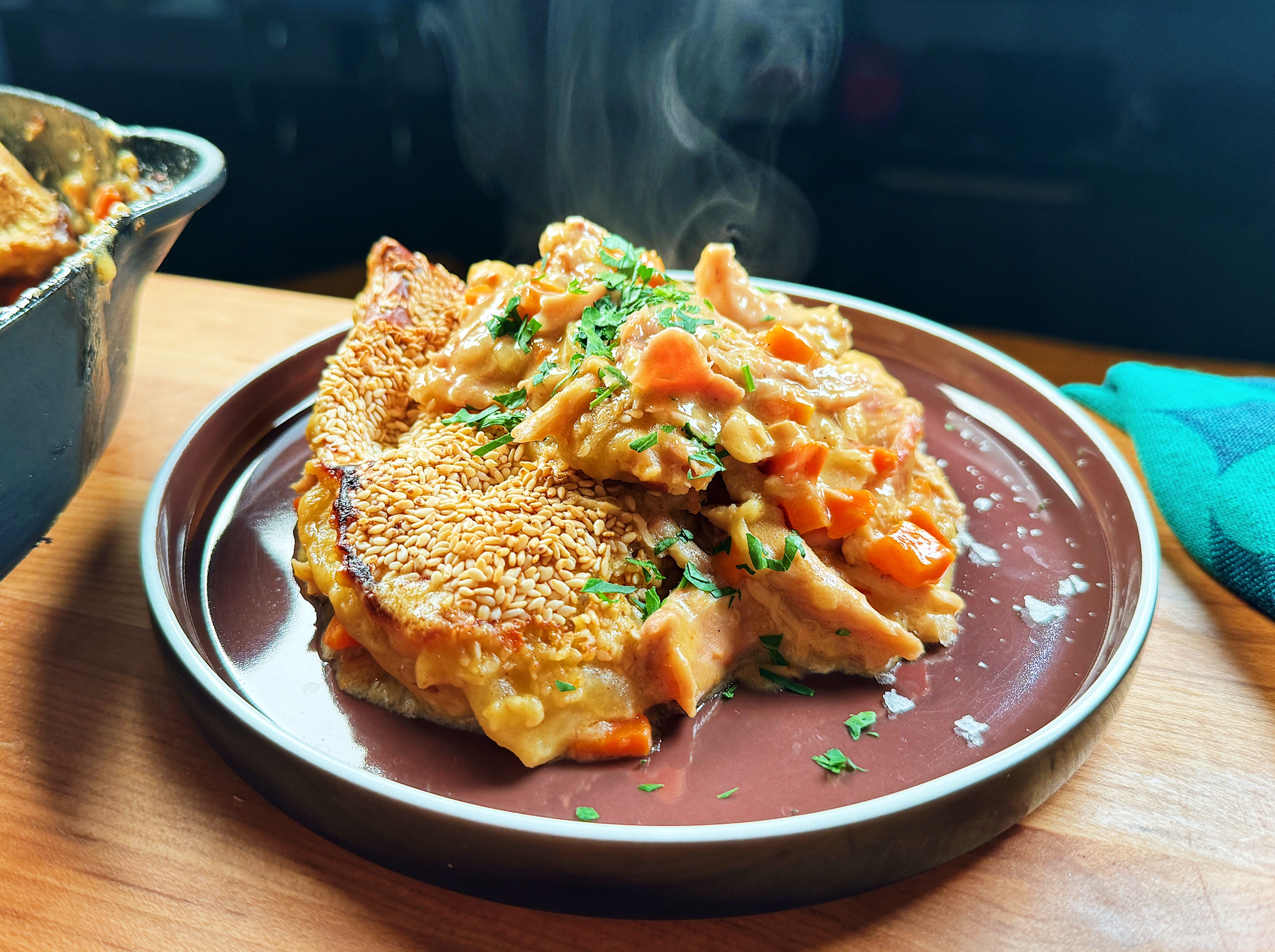 Sesame Chicken Pot Pie - by Carolina Gelen - SCRAPS