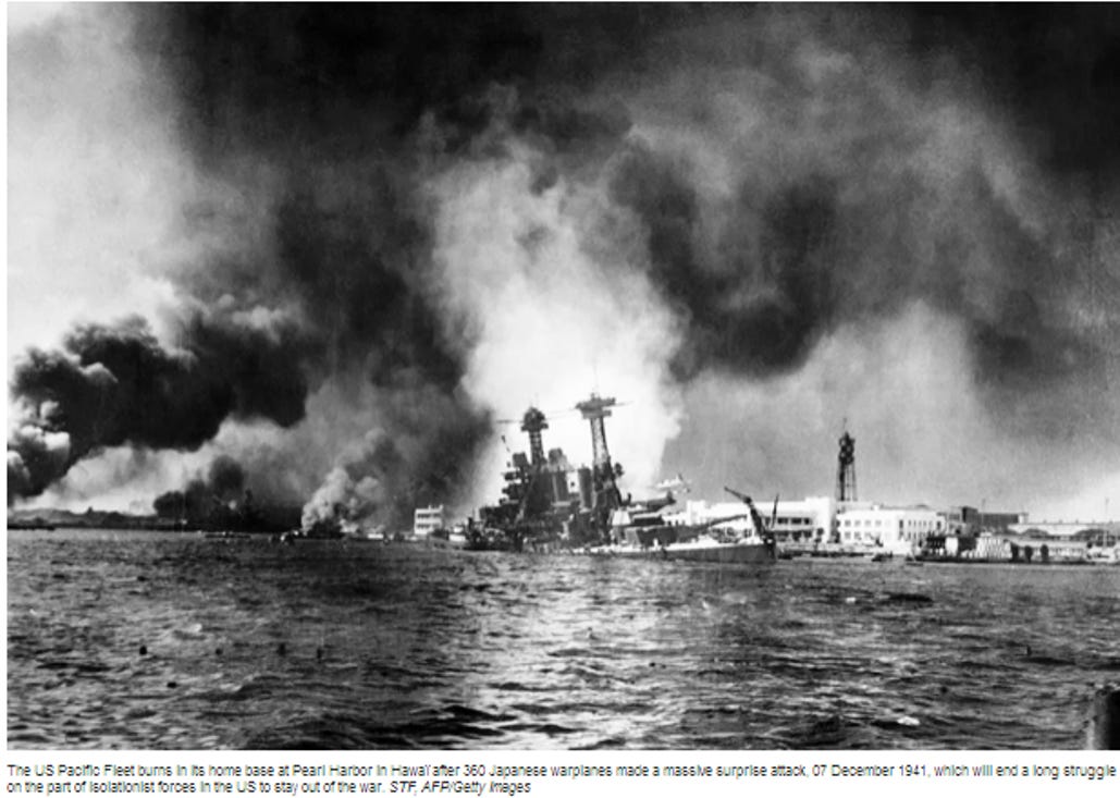 December 7, 1941 "A date that will live in infamy" Pearl Harbor ...