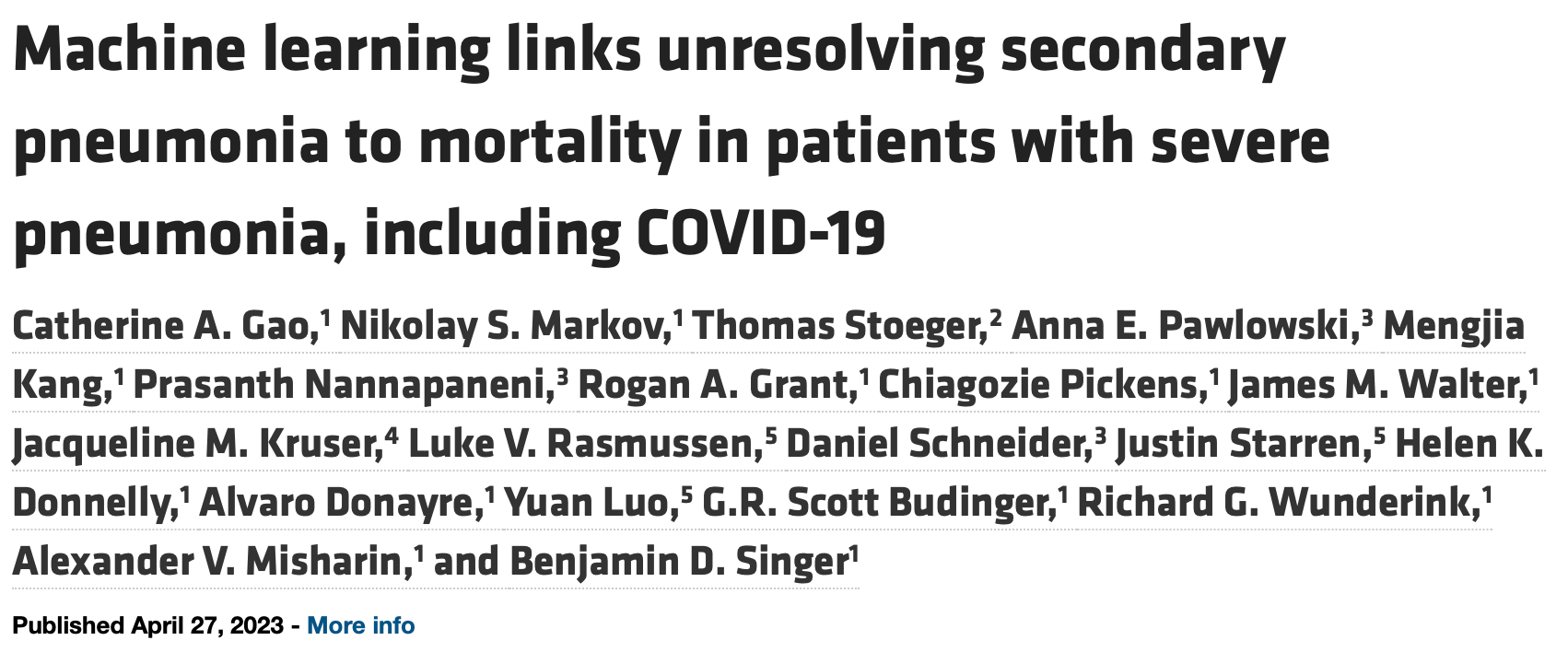 The "cytokine storm is not real" study - by Brian Mowrey