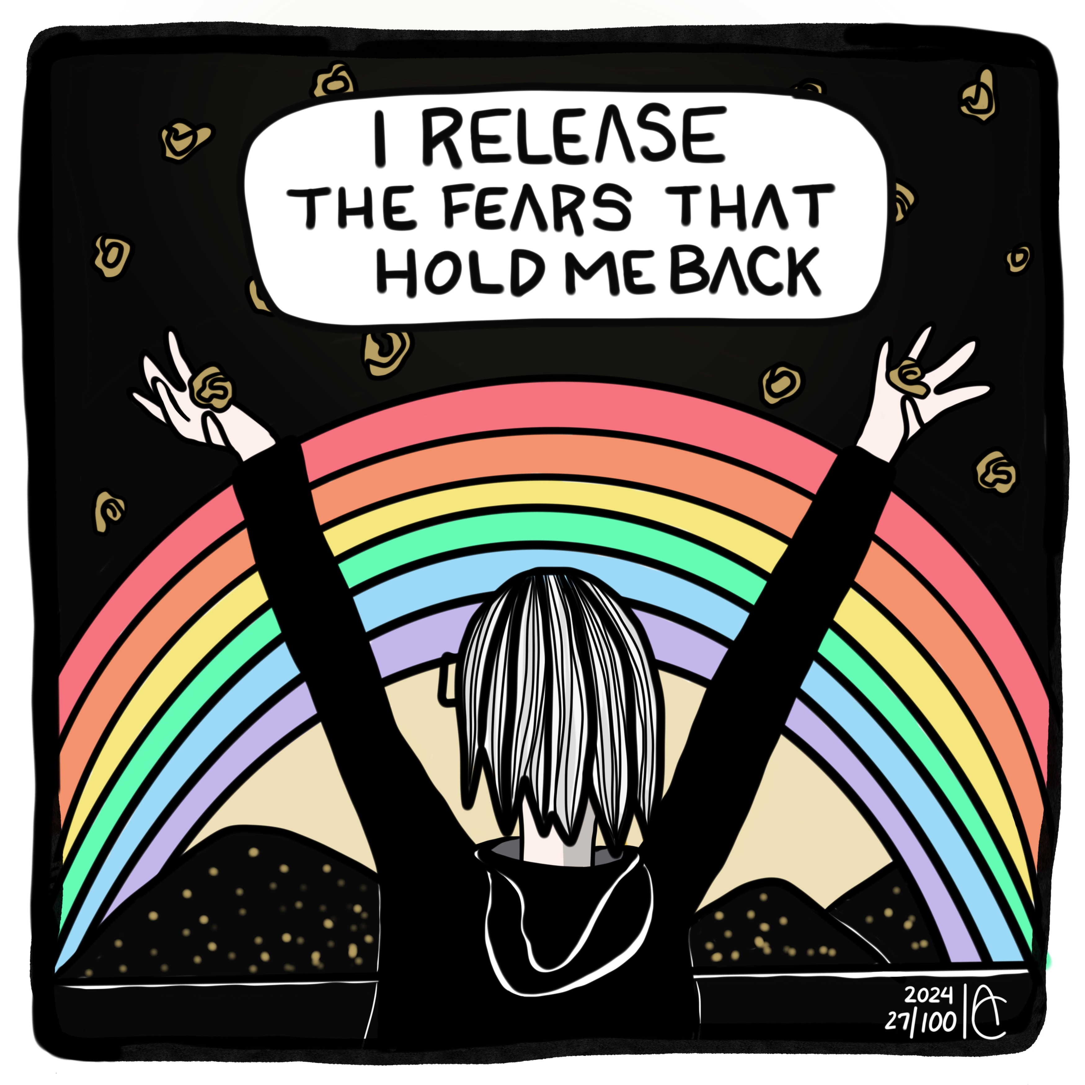 Comic Affirmations, 22-28 - by Amy Cowen - Illustrated Life