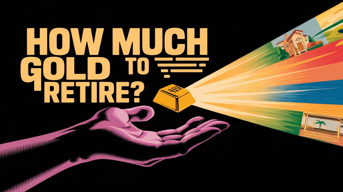 How much Gold do you really need to retire comfortably?