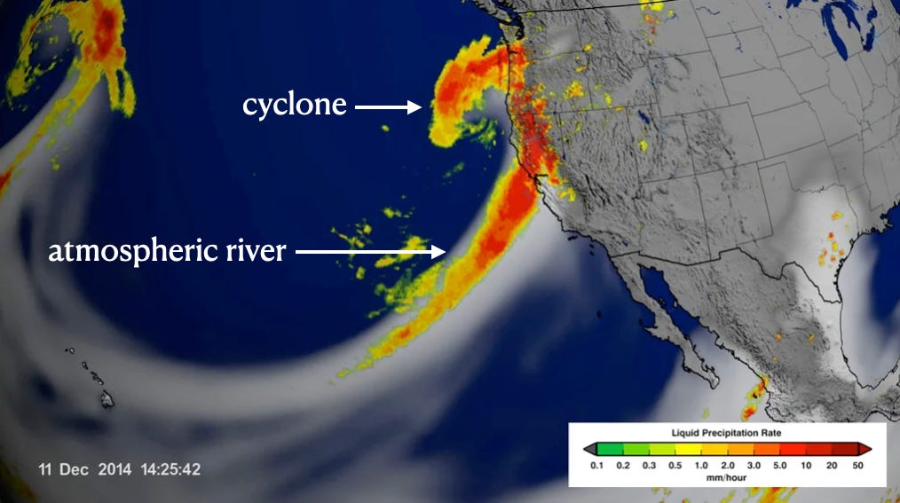 A primer on atmospheric rivers - by Andrew Dessler