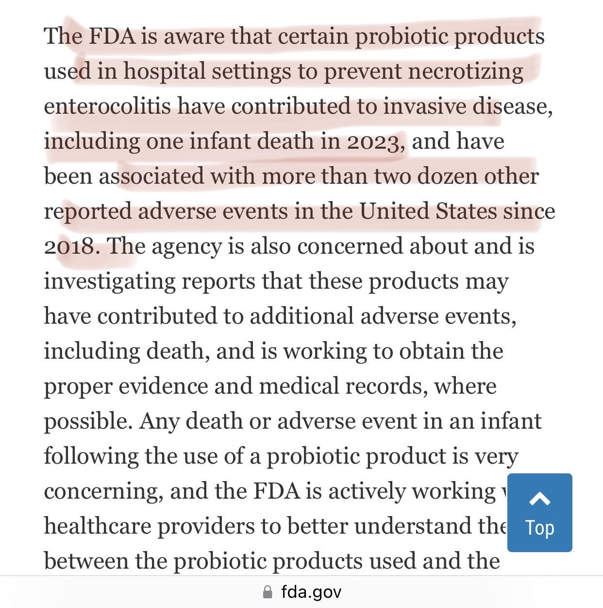 Necrotizing enterocolitis in the newborn: FDA goes after probiotics ...
