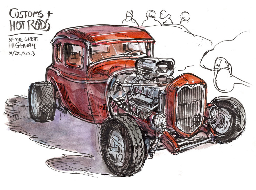 How To Draw A Rat Rod Step By Step