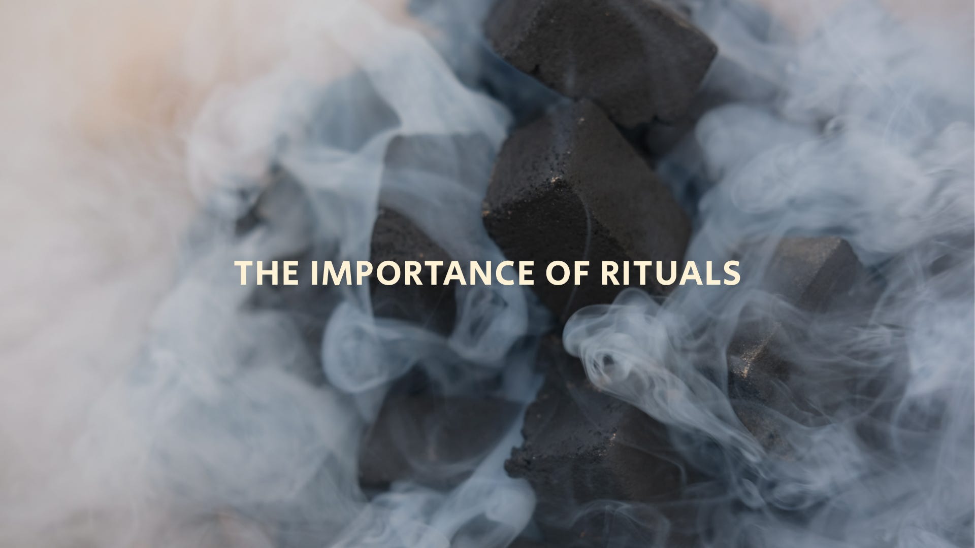 The importance of rituals - by Simon James French - SJF
