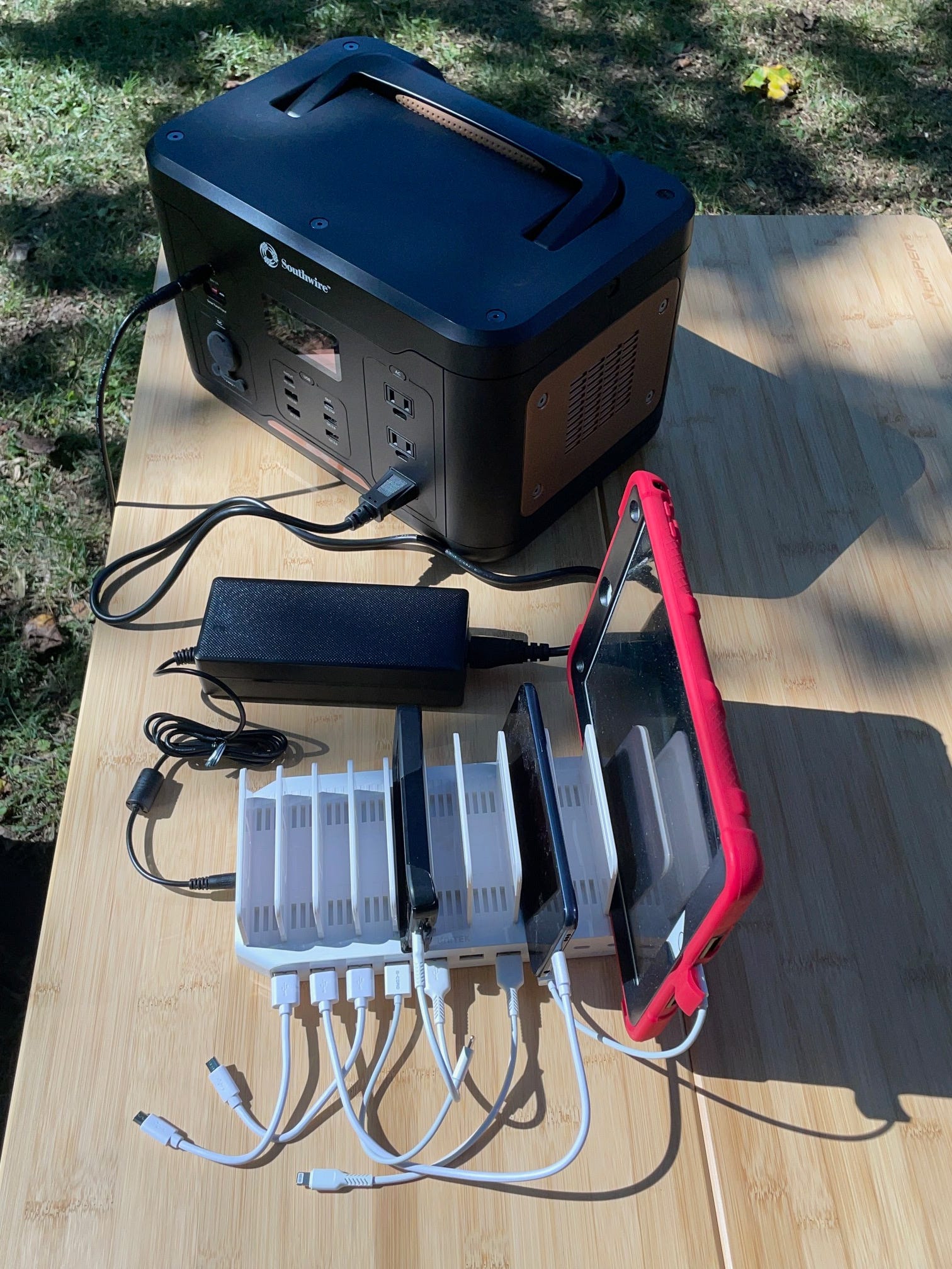 How to charge 300 cell phones per day! - by Mike Sokol