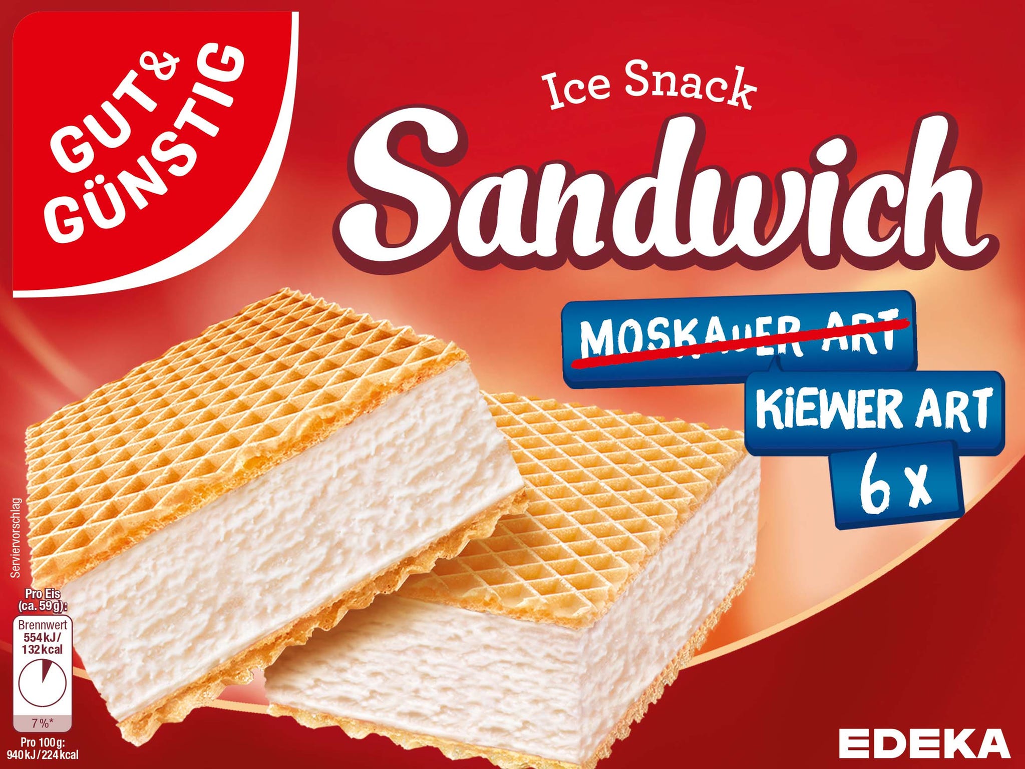 Moskauer Art' ice cream: cream, wafers and cold war.