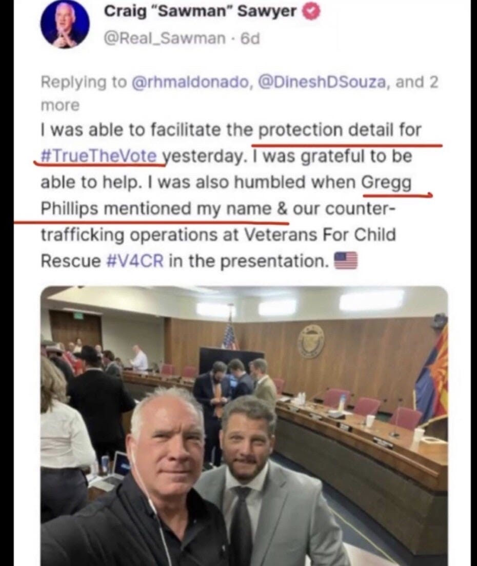 Gregg Phillips’ Security Man: Craig Sawyer