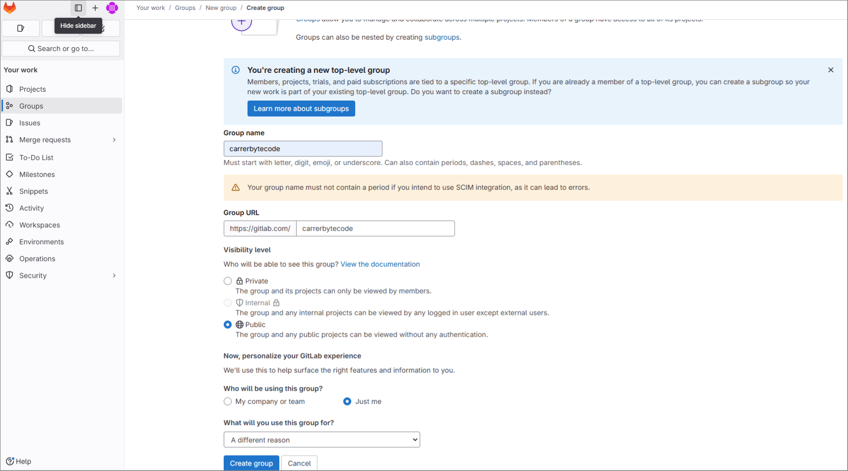 Part1 Implementing DevSecOps Pipeline using Gitlab