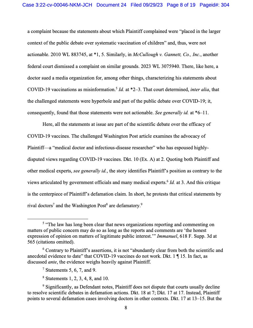 For the Win! Dr. Jane Ruby Wins Case Dismissal on Malone v Ruby