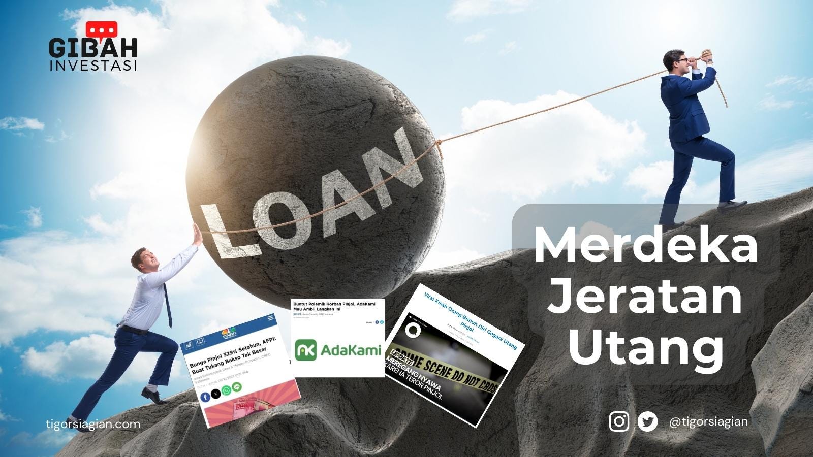 Merdeka Jeratan Utang - by Tigor Siagian, CFA, FRM