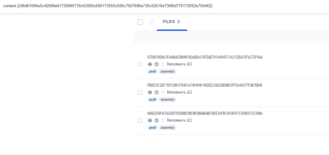 Creating YARA rules using Virustotal content tab