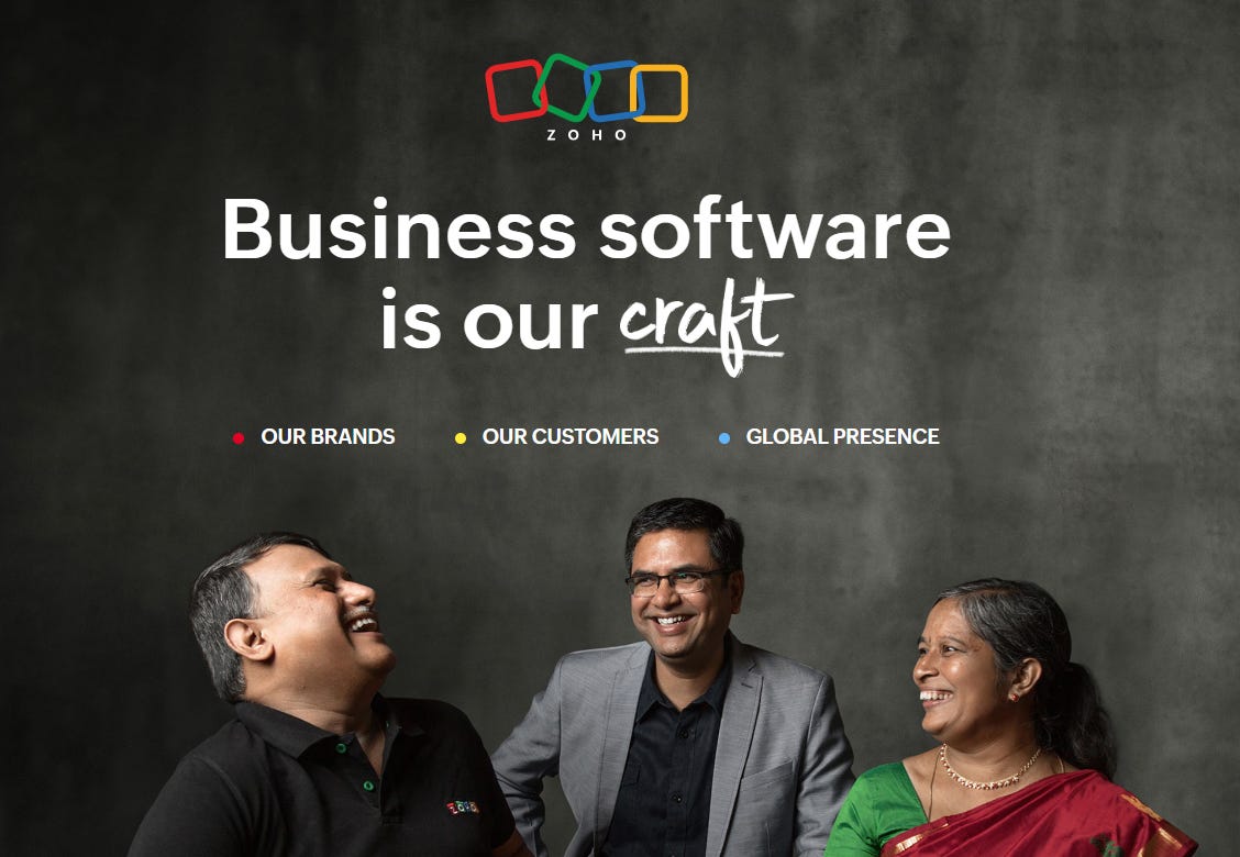 Zoho - A Billion Dollar Costco for SaaS - by Kaushik Tiwari