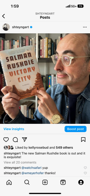 Can ChatGPT write my blurbs for me? - by Gary Shteyngart