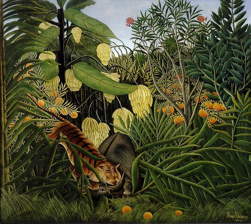Tiger in a Tropical Storm - Henri Rousseau - by Sébastien