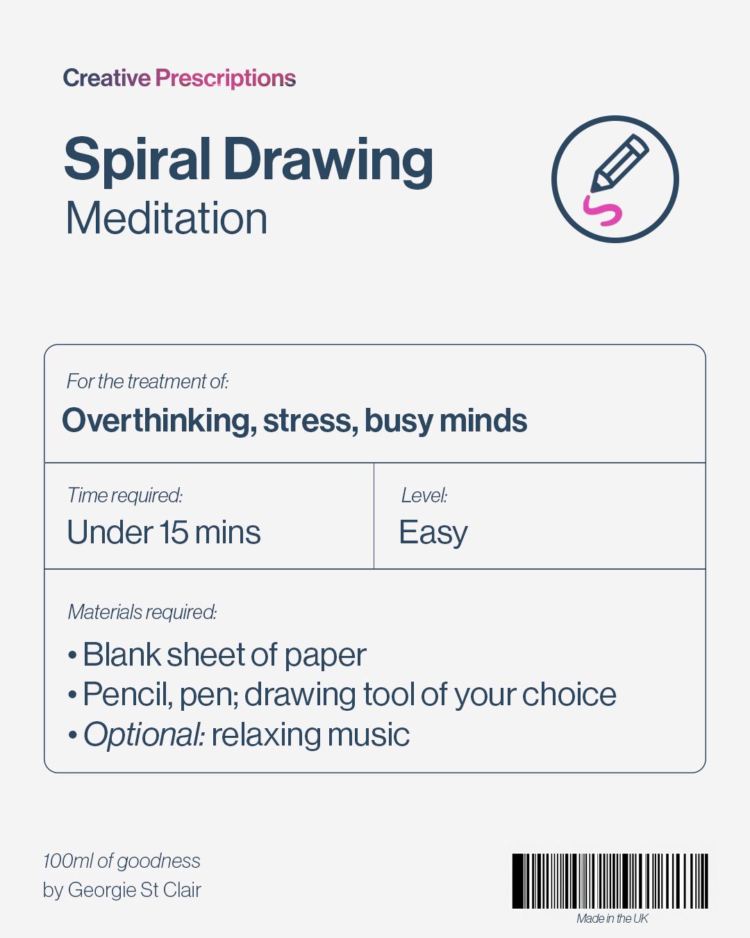 Spiral Drawing Meditation