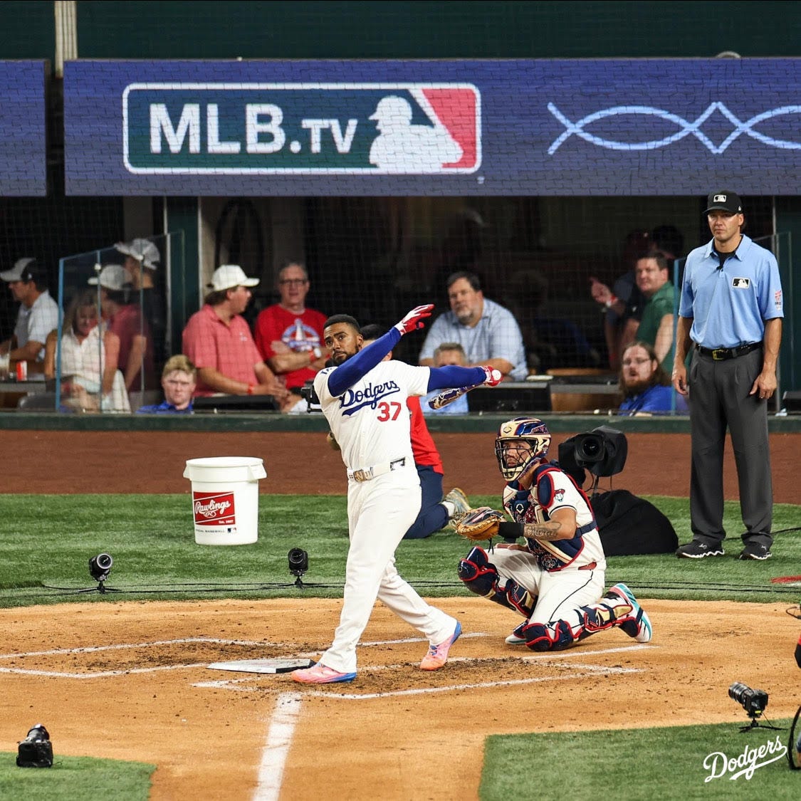 Dodgers Teoscar Hernandez Wins Home Run Derby
