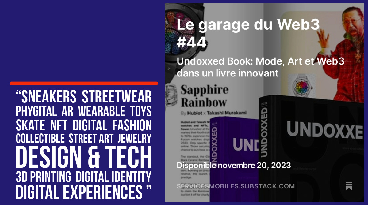 Le garage du Web3 #44 - by Christophe Romei