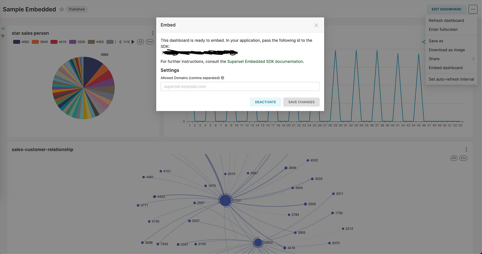 End-to-end tutorial: Setting up superset embedded analytics dashboard