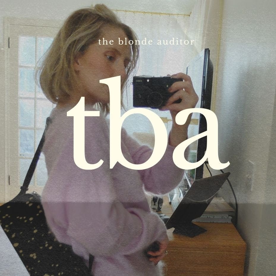The Blonde Auditor | Substack