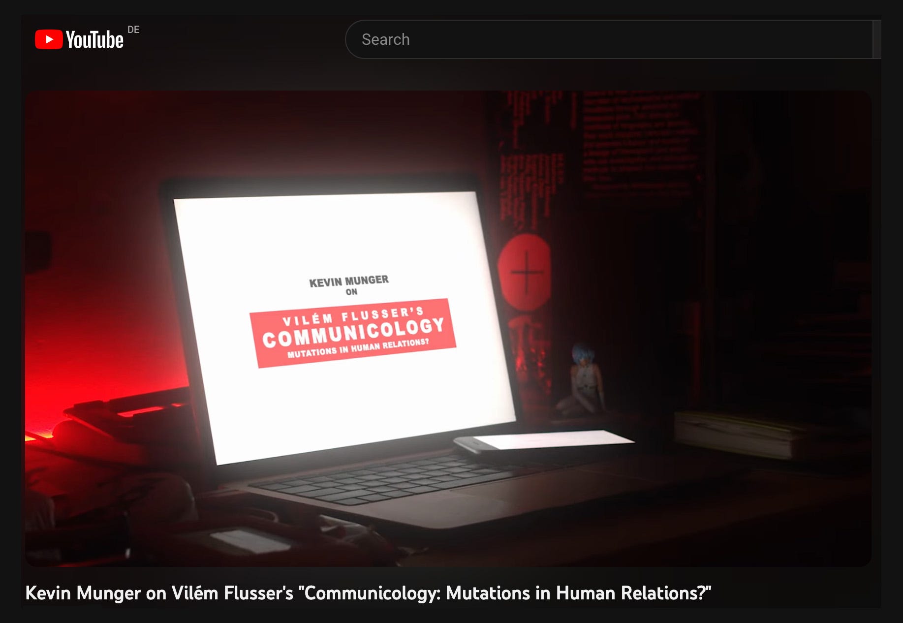 NM TV | Kevin Munger on Vilém Flusser's "Communicology"